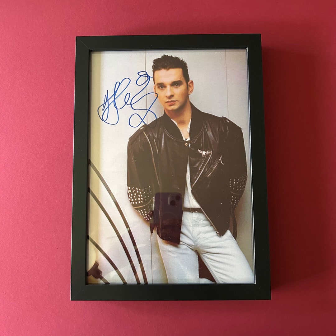 Framed DAVE GAHAN / Depeche Mode Authentic Hand-signed Photo - Etsy