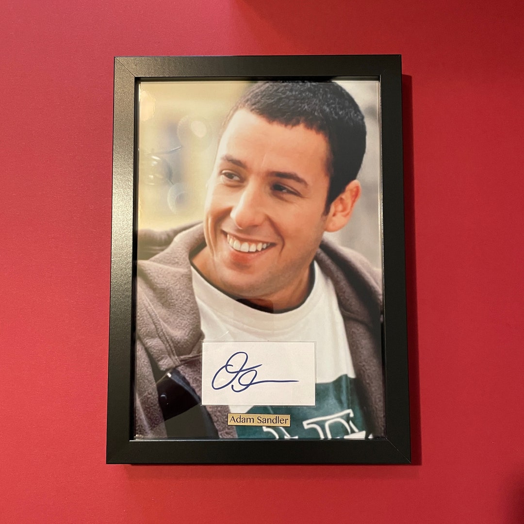 Framed ADAM SANDLER Authentic Hand-signed Autograph With COA - Etsy