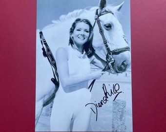 Diana Rigg Signed Photo Authentic Autograph With COA - Etsy