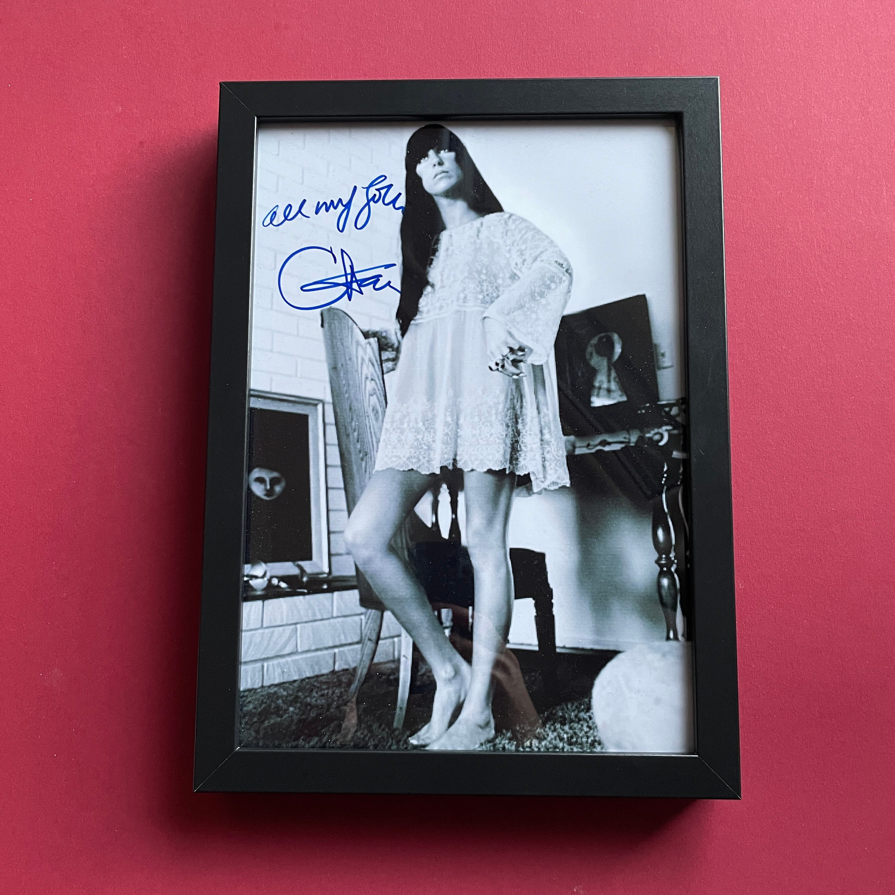 Framed CHER Authentic Hand-signed Photo Autograph With Coa - Etsy