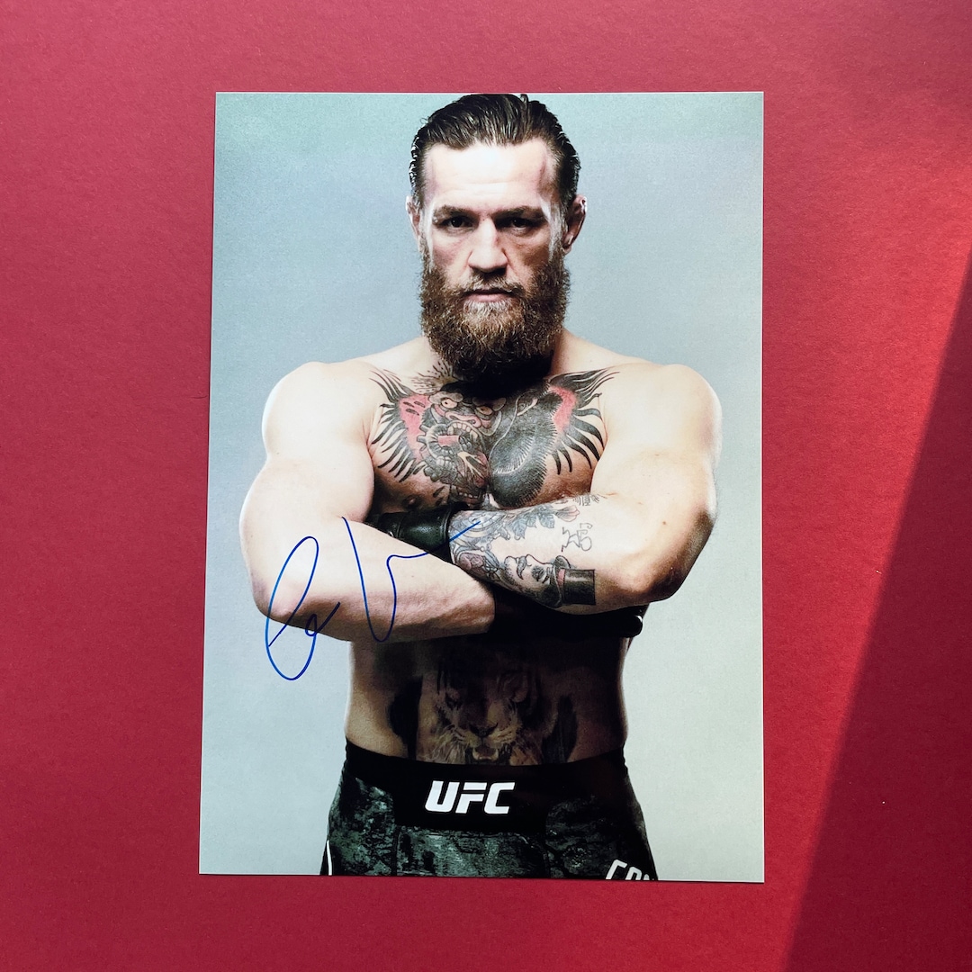 CONOR MCGREGOR Authentic Hand-signed Photo Autograph With Coa - Etsy