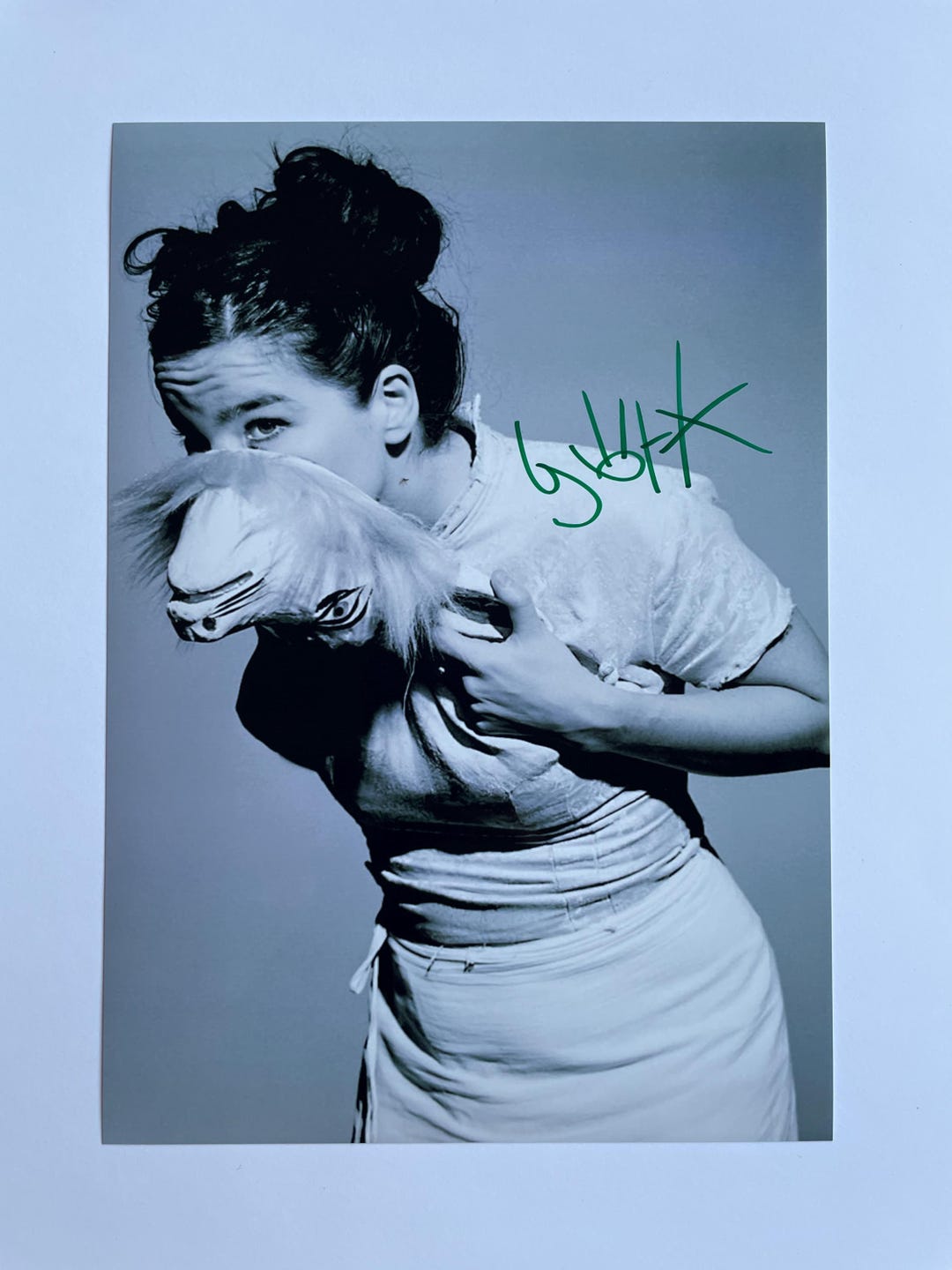 BJORK - Authentic Hand-signed Photo Autograph With Coa - Etsy