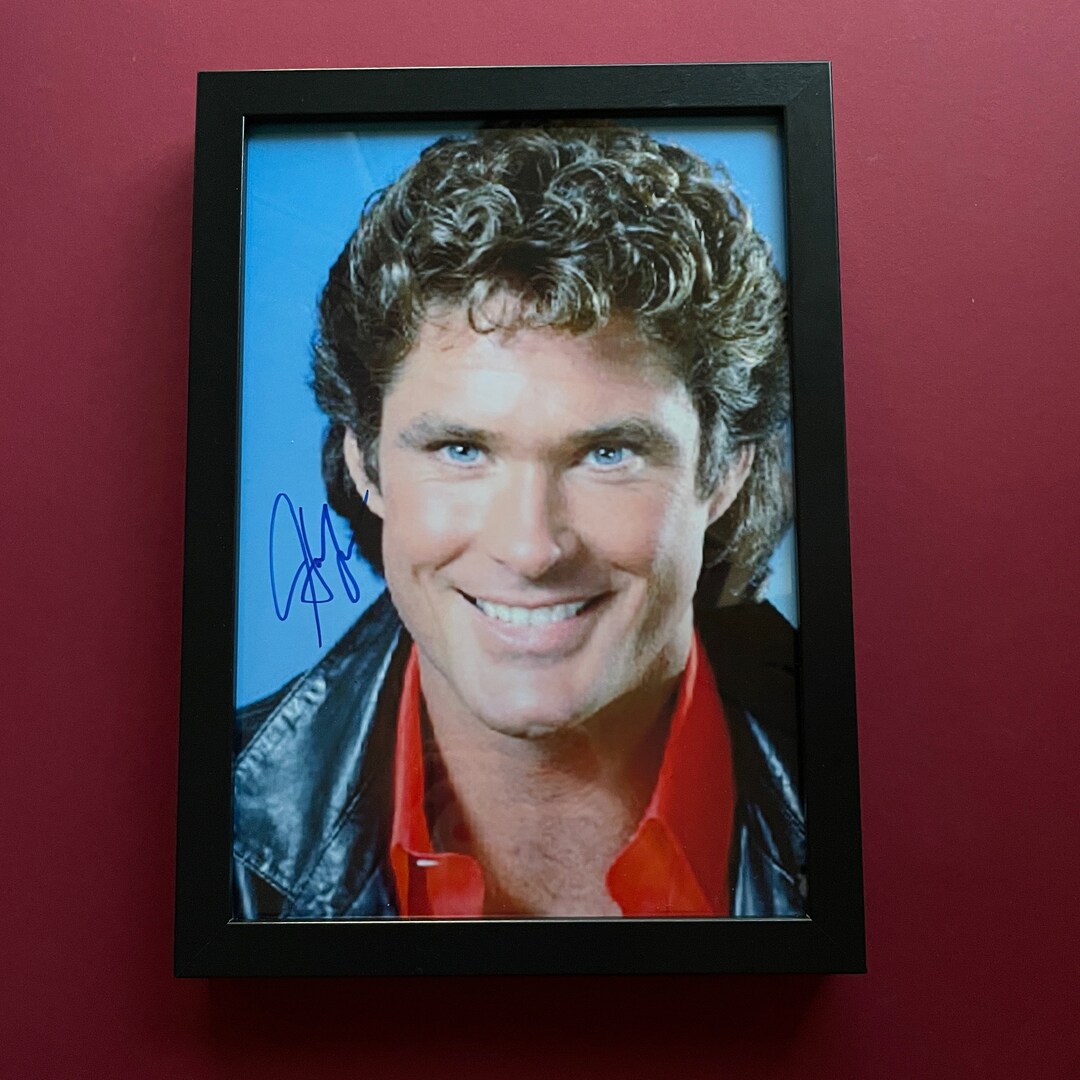 Framed DAVID HASSELHOFF Authentic Hand-signed Photo Autograph With Coa ...