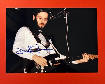 DAVID GILMOUR / Pink Floyd - Authentic Hand-signed Photo Autograph With ...