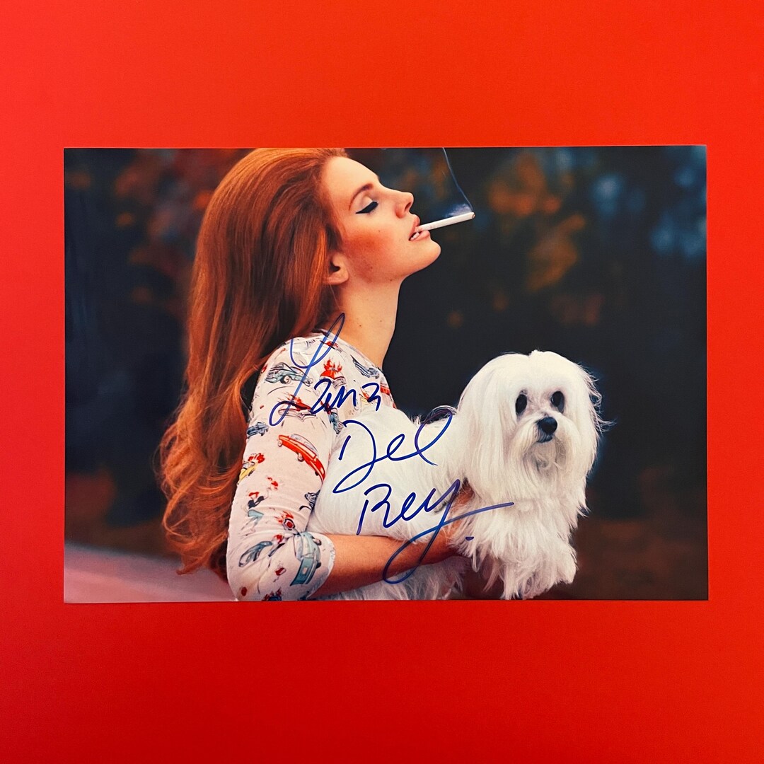 LANA DEL REY - Authentic Hand-signed Photo Autograph With Coa - Etsy