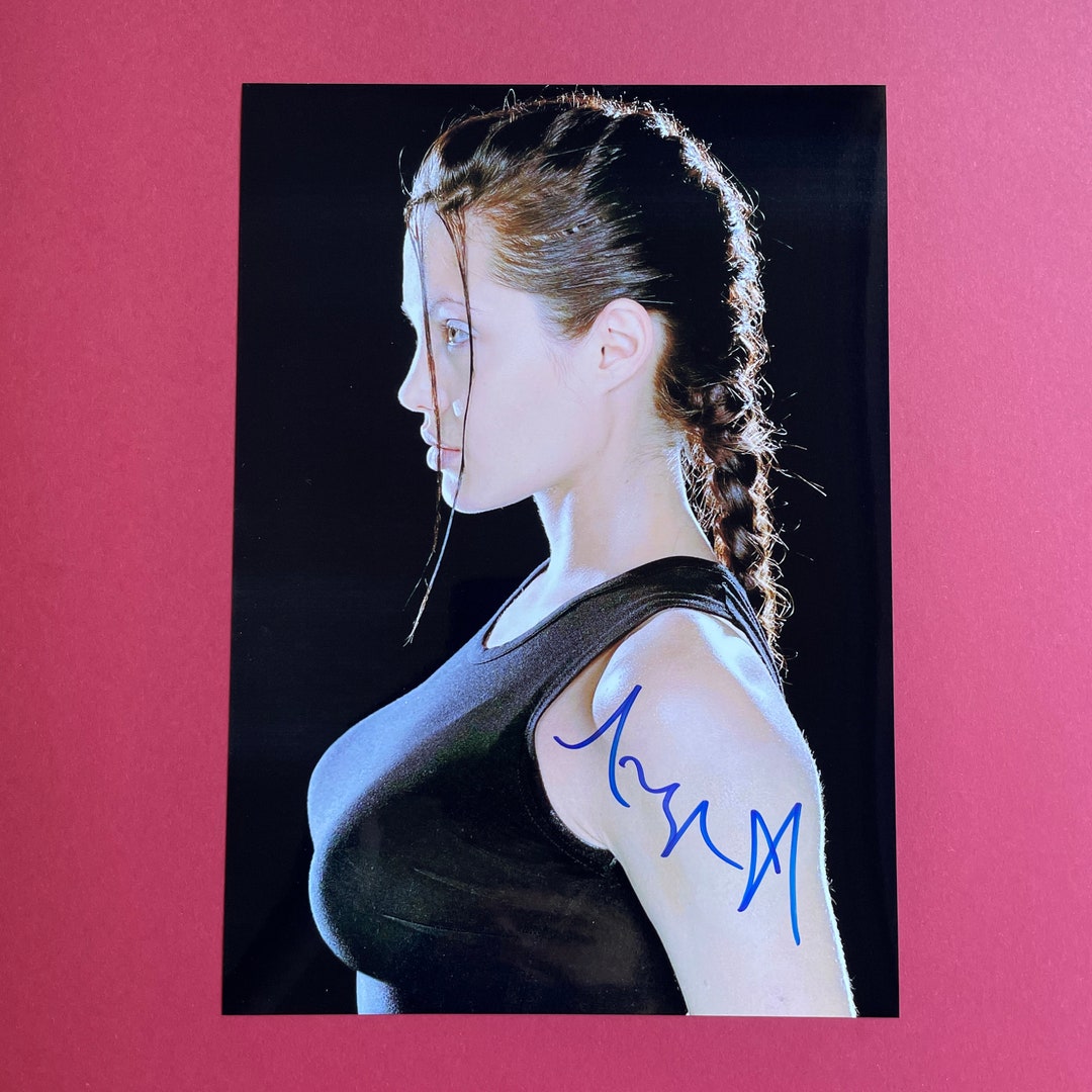 ANGELINA JOLIE - Authentic Hand-signed Photo Autograph With Coa - Etsy