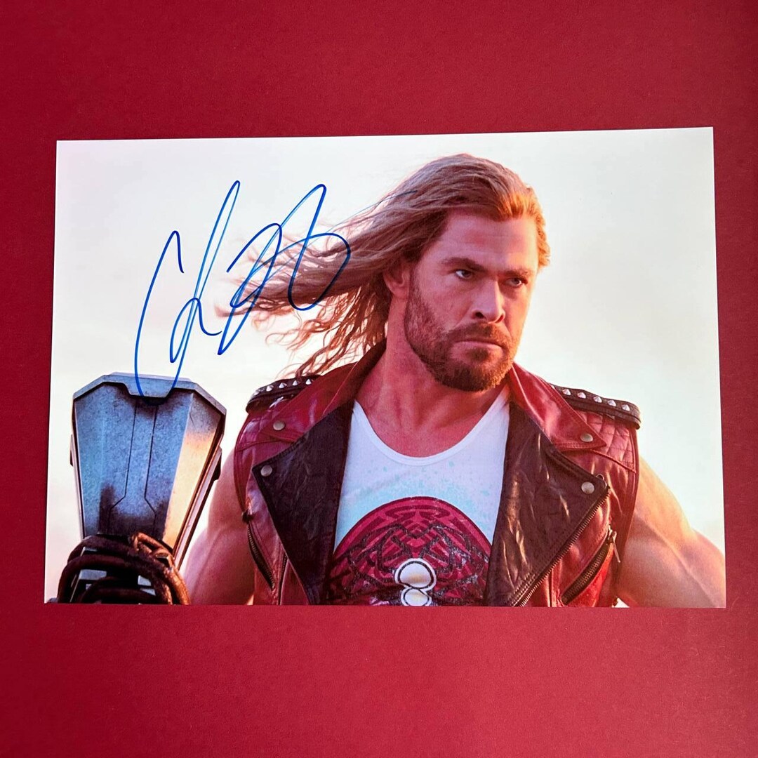 CHRIS HEMSWORTH / Thor - Authentic Hand-signed Photo Autograph With Coa ...