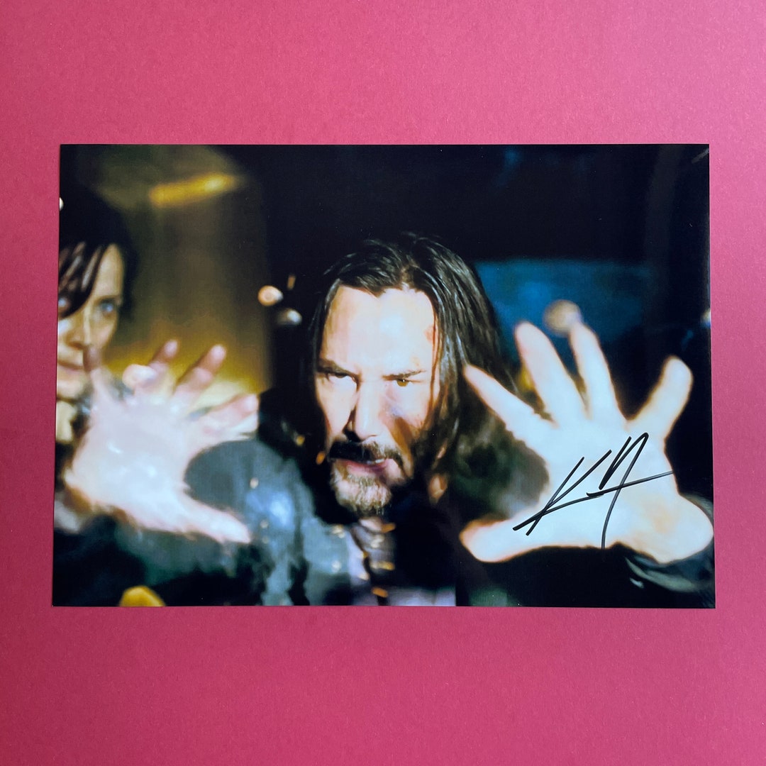 KEANU REEVES - Authentic Hand-signed Photo Autograph With Coa - Etsy