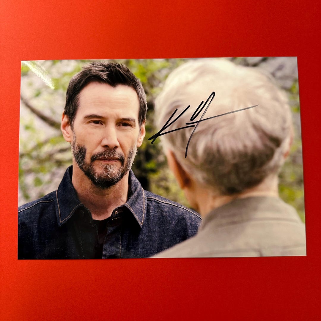 KEANU REEVES - Authentic Hand-signed Photo Autograph With Coa - Etsy