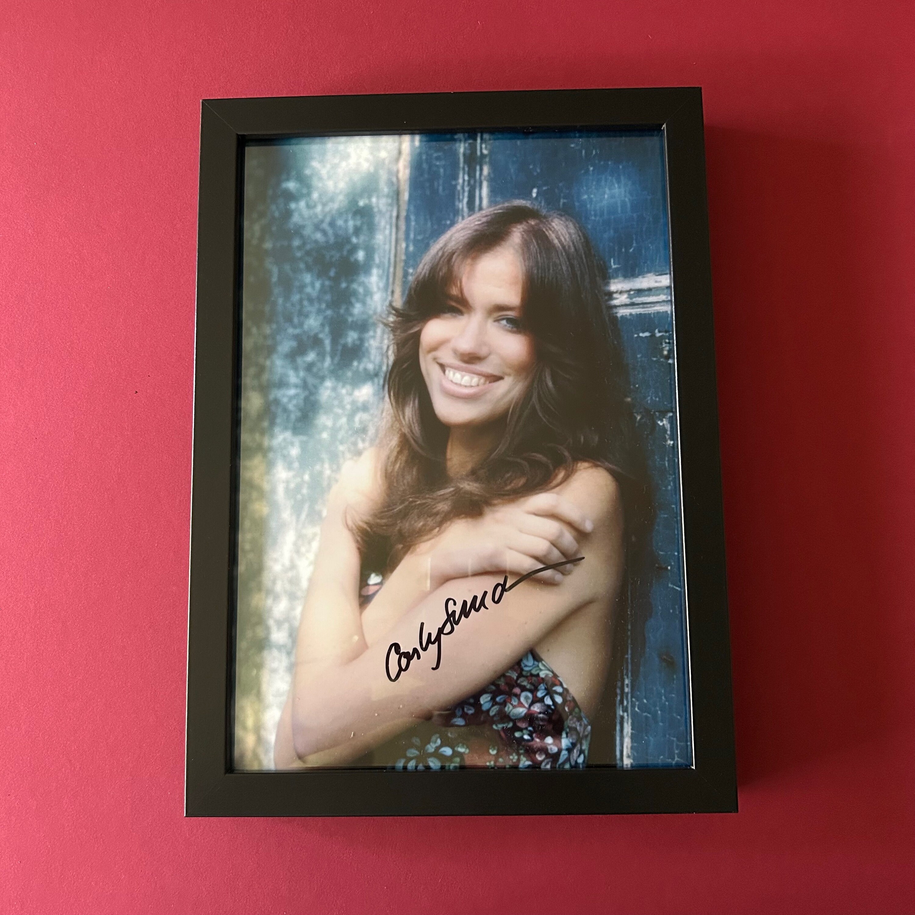 Framed CARLY SIMON Authentic Hand-signed Photo Autograph With COA - Etsy
