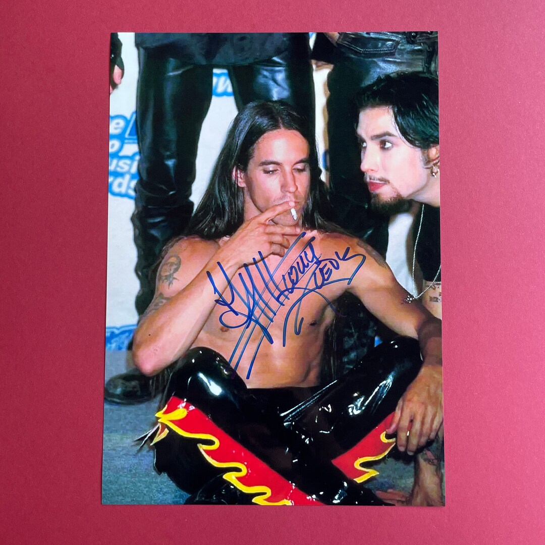 ANTHONY KIEDIS / Red Hot Chili Peppers Authentic Hand-signed Photo Autograph With Coa - Etsy