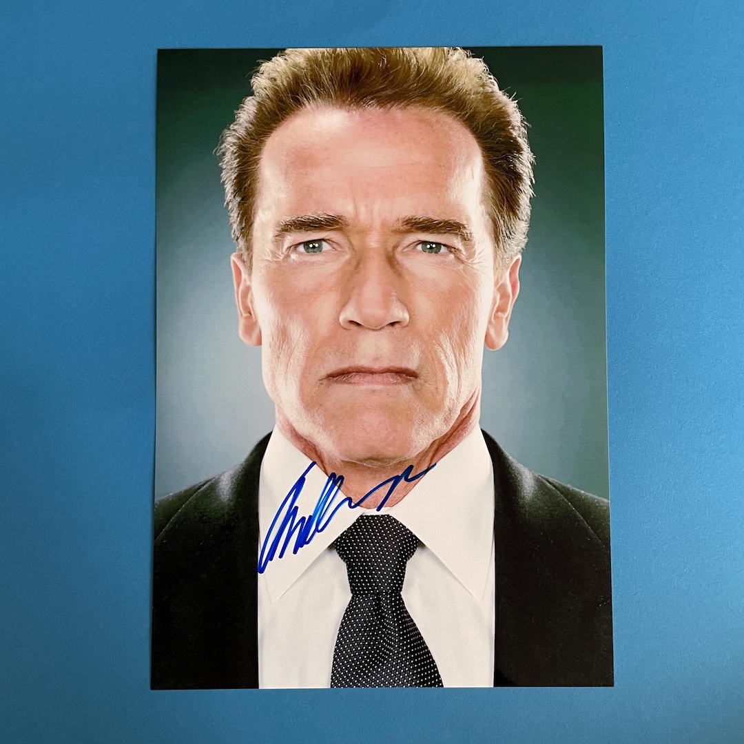 ARNOLD SCHWARZENEGGER - Authentic Hand-signed Photo Autograph With Coa ...