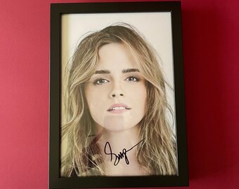 Emma Watson Signed Photo Authentic Autograph With COA - Etsy