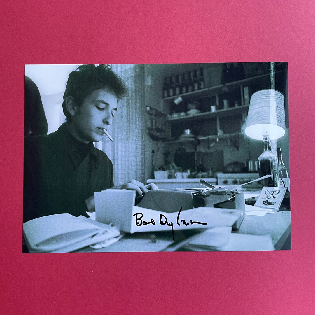 BOB DYLAN - Authentic Hand-signed Photo Autograph With Coa - Etsy
