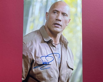 The Rock Dwayne Johnson Autograph Signed 8x10 Photo Jumanji Acoa - Etsy