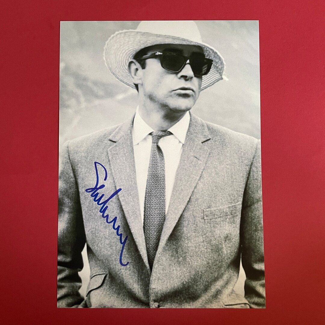 SEAN CONNERY - Authentic Hand-signed Photo Autograph With Coa - Etsy