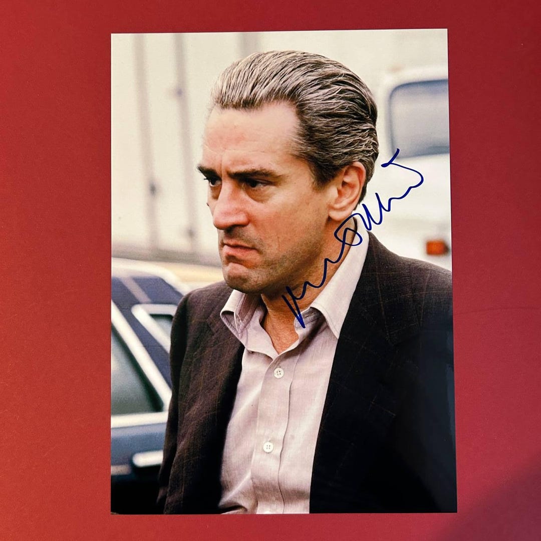 ROBERT DE NIRO - Authentic Hand-signed Photo Autograph With Coa - Etsy