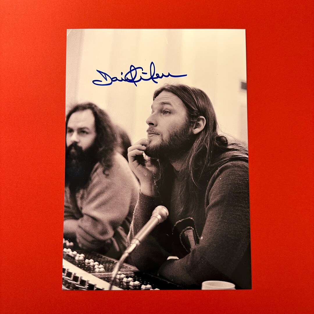 DAVID GILMOUR / Pink Floyd - Authentic Hand-signed Photo Autograph With ...