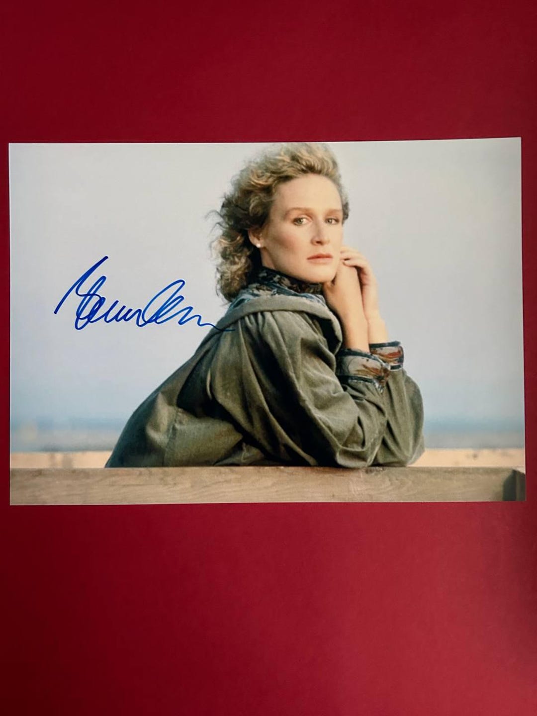 GLENN CLOSE - Authentic Hand-signed Photo Autograph With Coa - Etsy