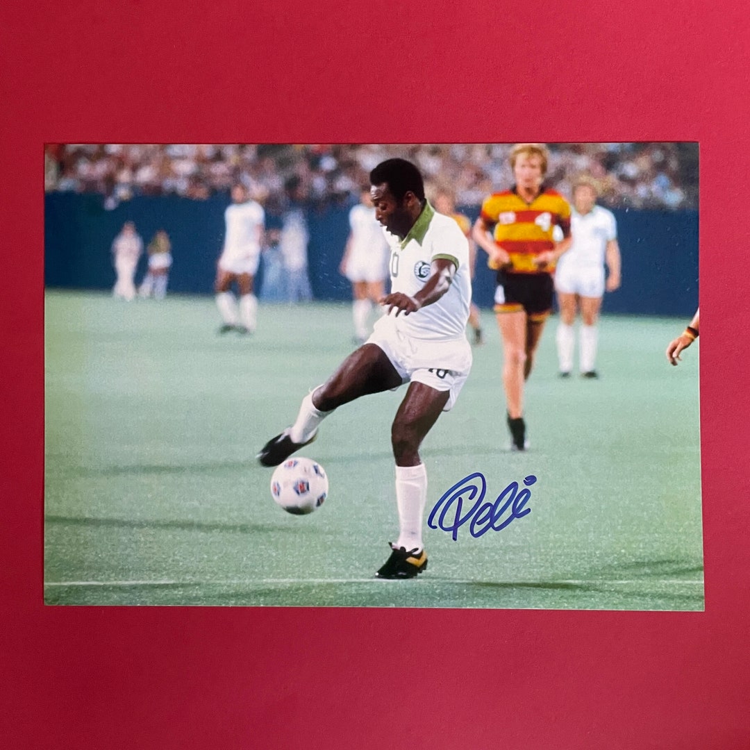 Rare PELE - Authentic Hand-signed Photo Autograph With Coa - Etsy