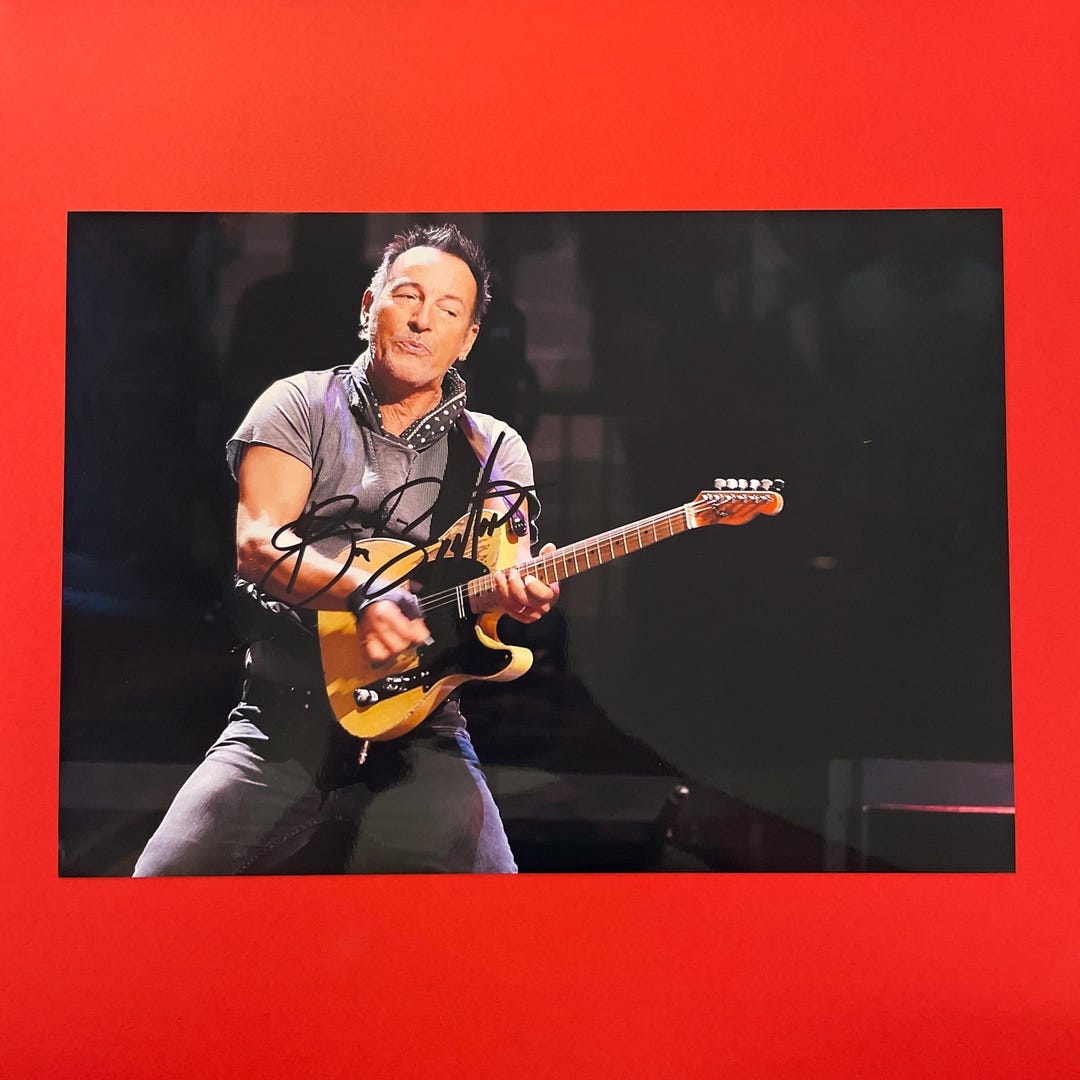 BRUCE SPRINGSTEEN Authentic Hand-signed Photo Autograph With Coa - Etsy