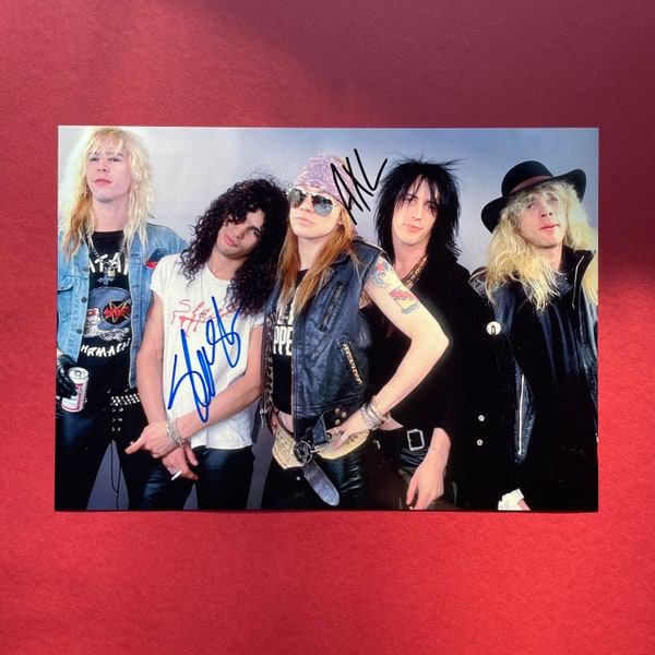 Signed Axl Rose - Etsy