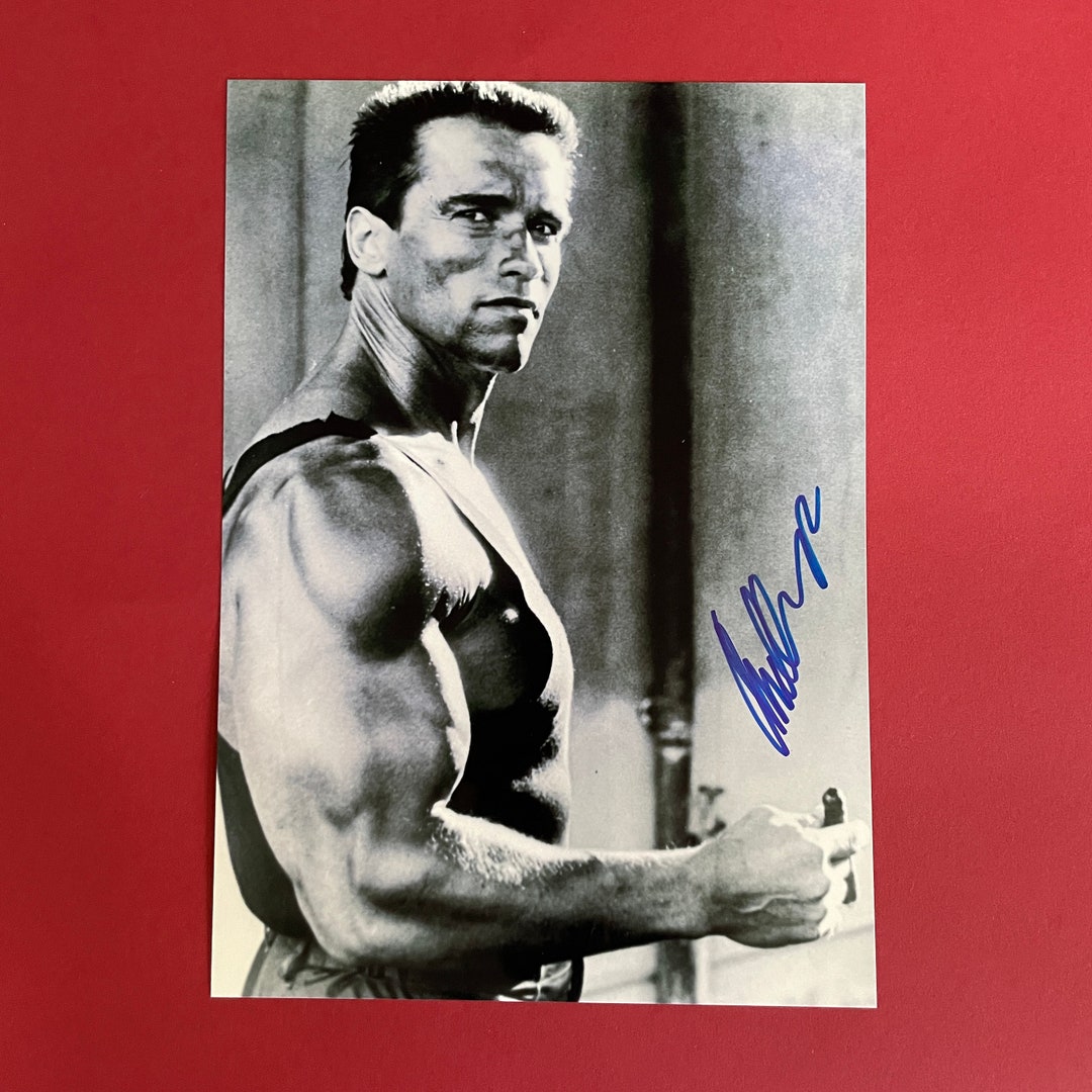 ARNOLD SCHWARZENEGGER Authentic Hand-signed Photo Autograph With Coa - Etsy