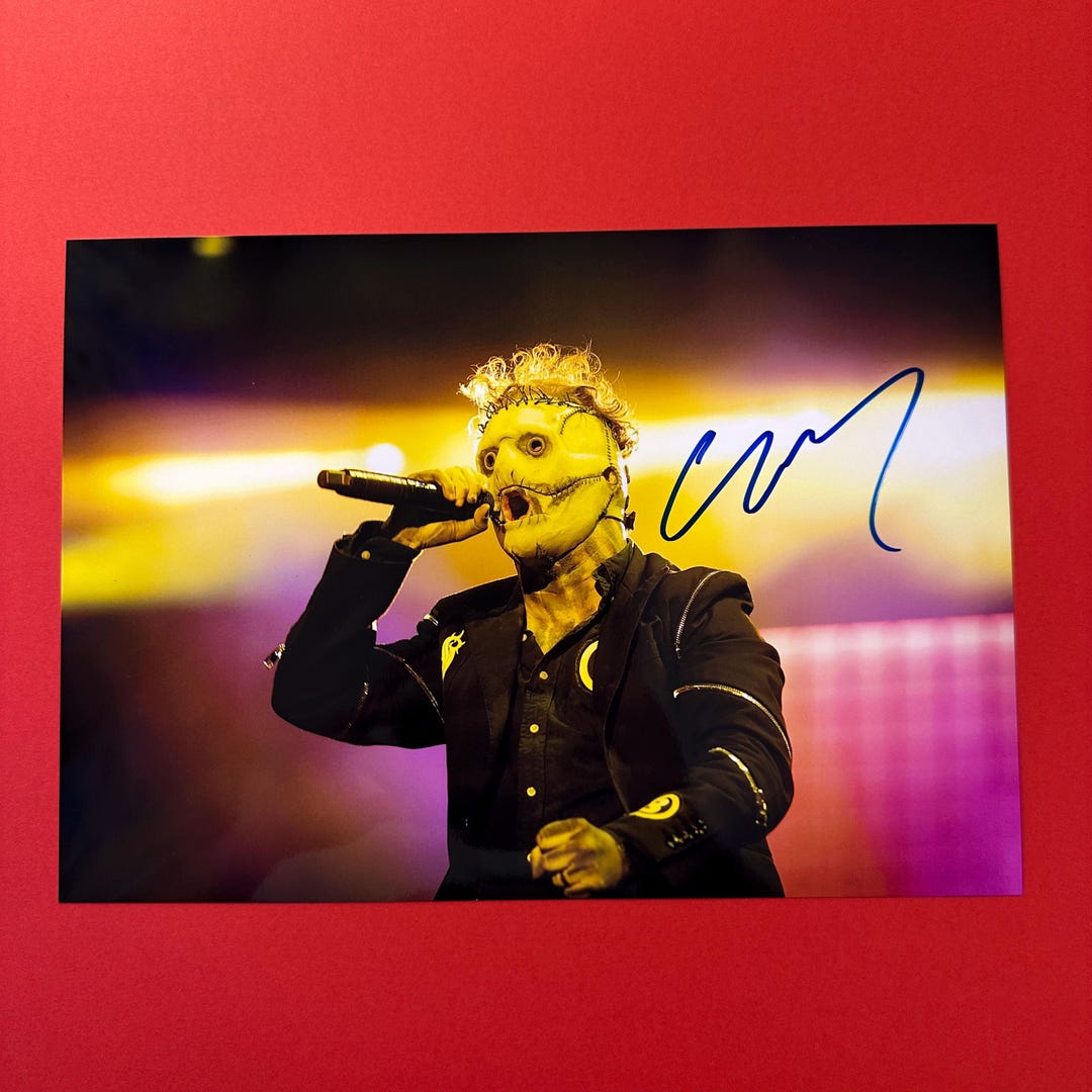 COREY TAYLOR / SLIPKNOT - Authentic Hand-signed Photo Autograph With ...