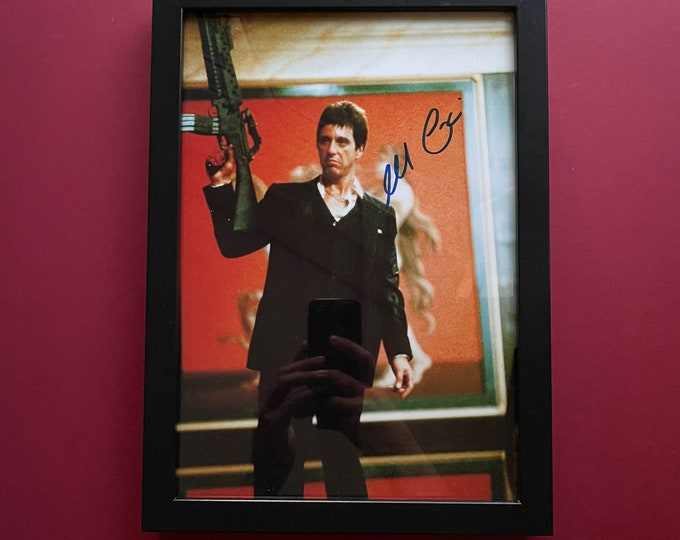 Framed AL PACINO / SCARFACE - Authentic Hand-signed Photo Autograph ...