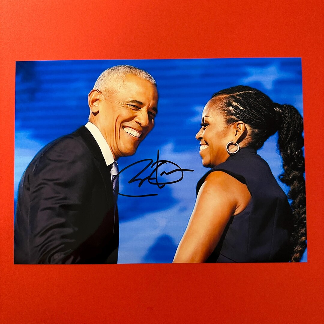 BARACK OBAMA - Authentic Hand-signed Photo Autograph With Coa - Etsy