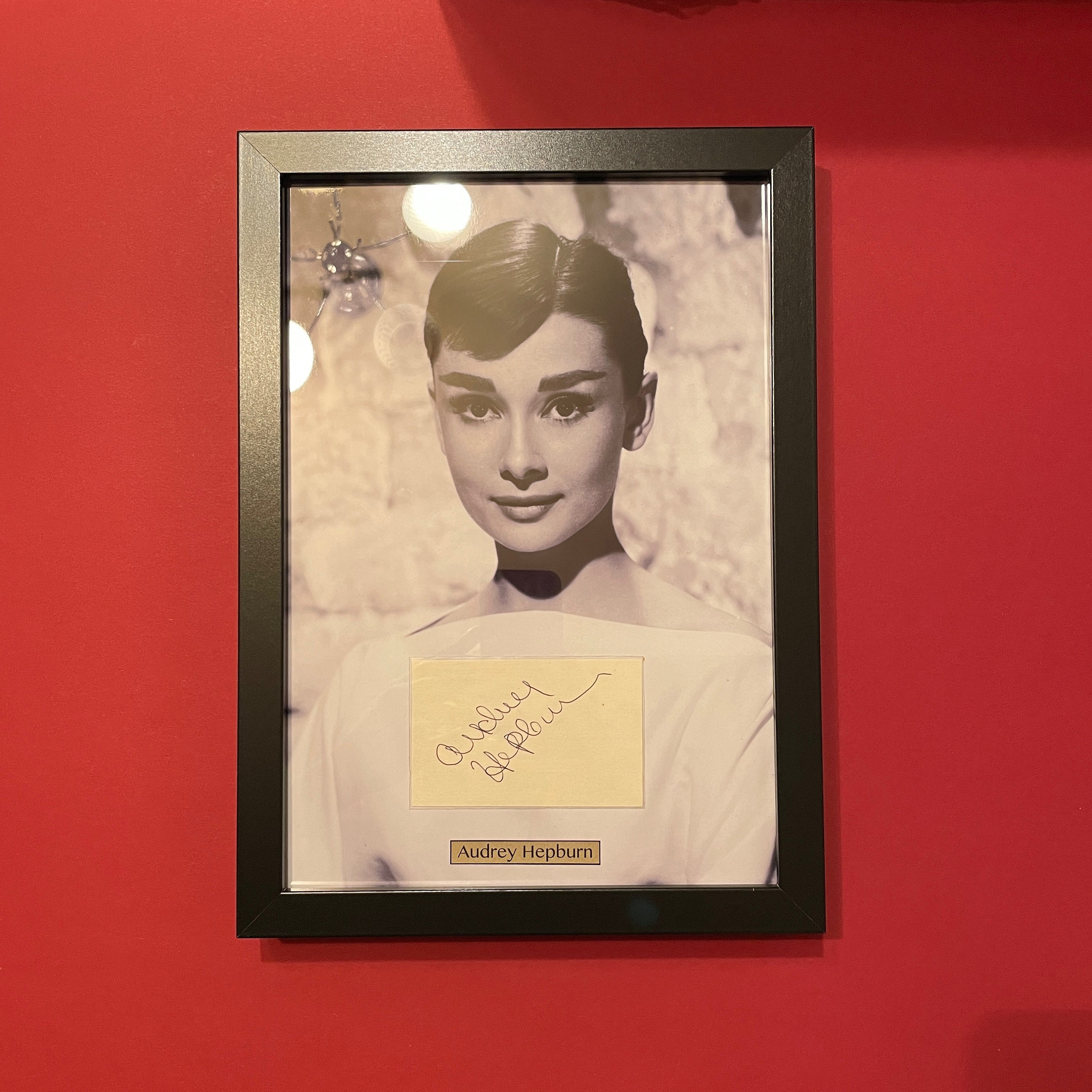 Audrey Hepburn Signature Transparent