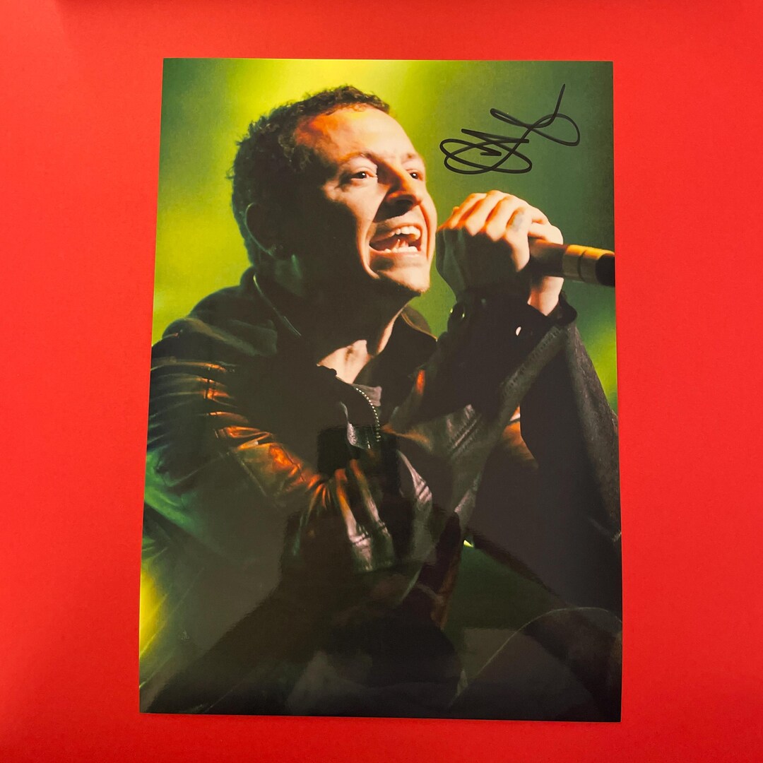 CHESTER BENNINGTON / Linkin Park Authentic Hand-signed Photo Autograph ...
