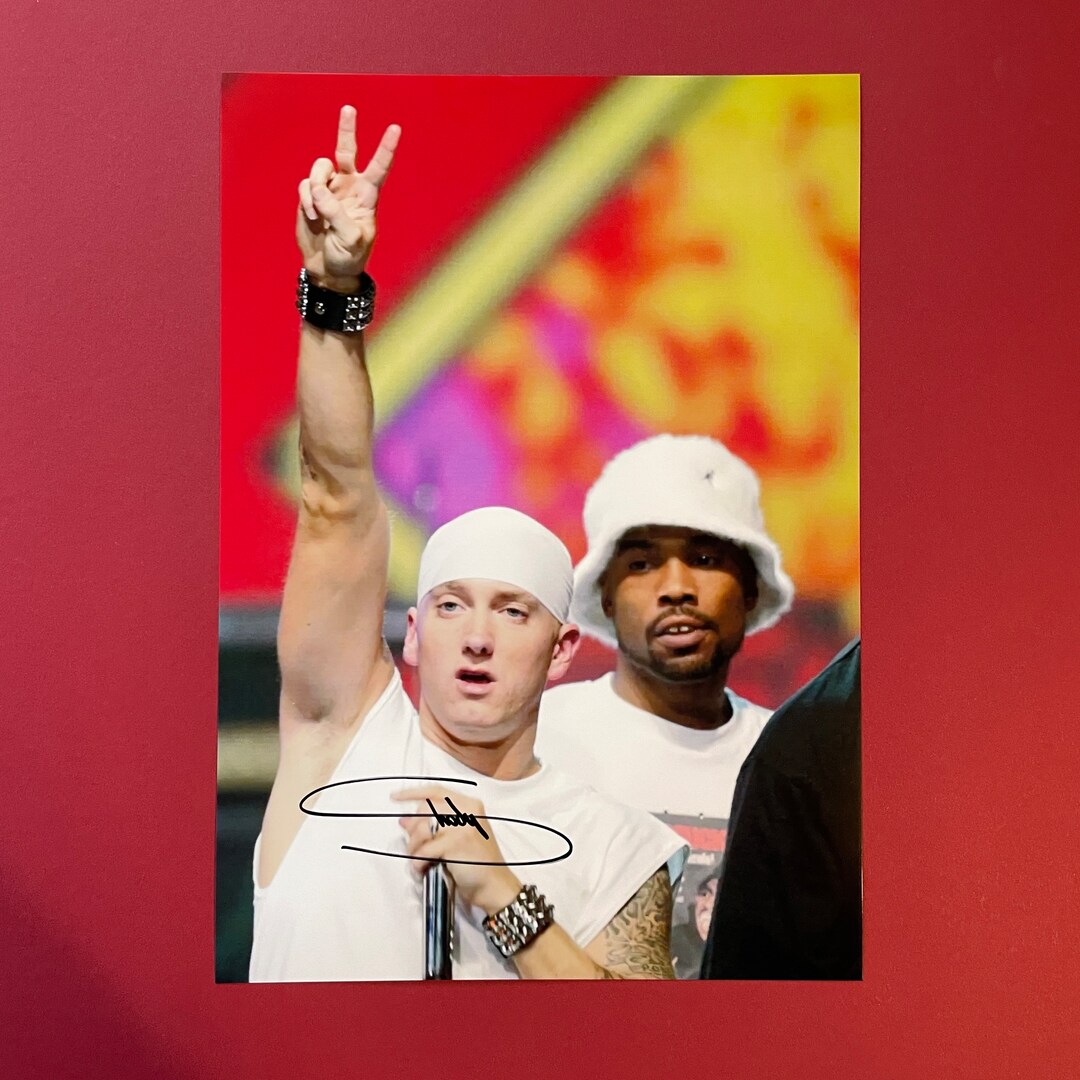 EMINEM - Authentic Hand-signed Photo Autograph With Coa - Etsy
