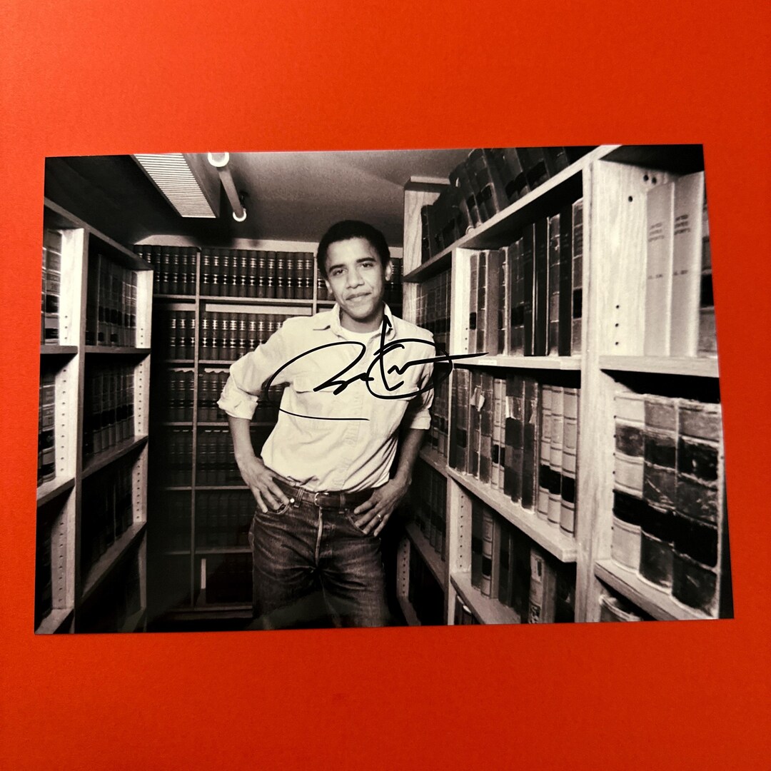 BARACK OBAMA Authentic Hand-signed Photo Autograph With Coa - Etsy