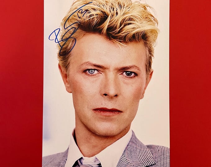 DAVID BOWIE - Authentic Hand-signed Photo Autograph With Coa - Etsy