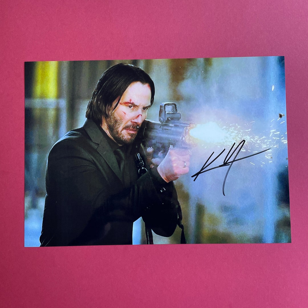 KEANU REEVES Authentic Hand-signed Photo Autograph With Coa - Etsy
