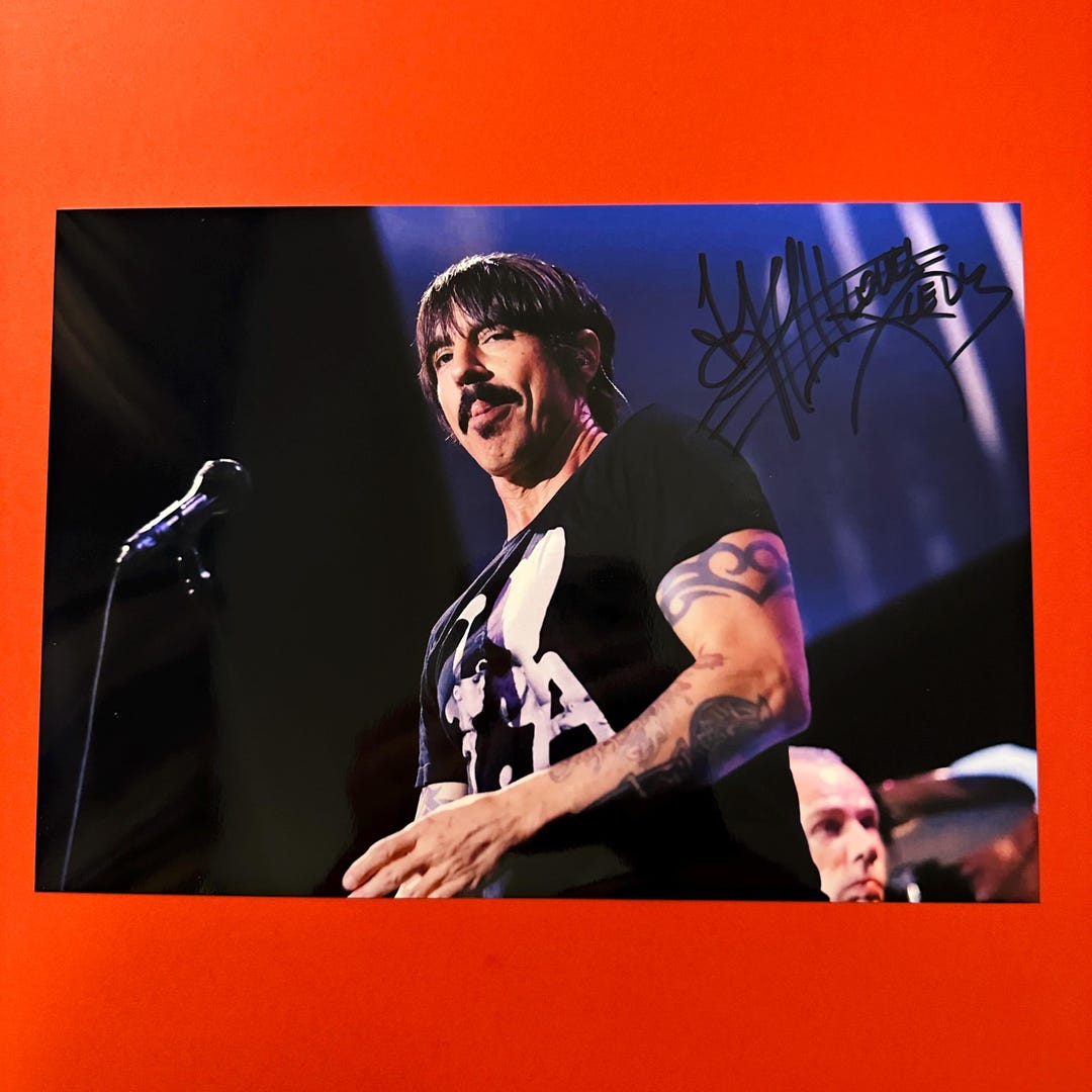 ANTHONY KIEDIS / Red Hot Chili Peppers Authentic Hand-signed Photo Autograph With Coa - Etsy