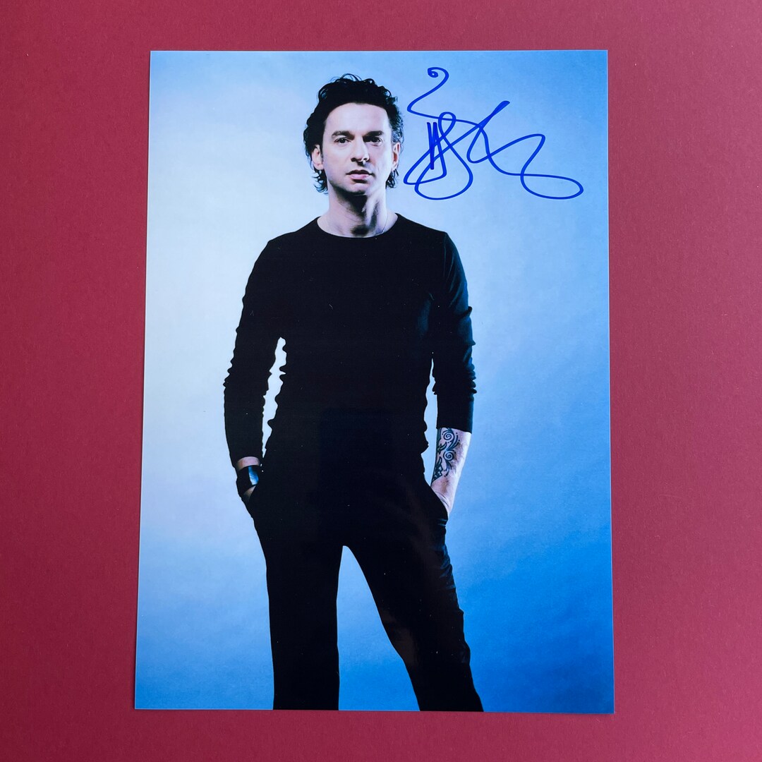 DAVE GAHAN / Depeche Mode - Authentic Hand-signed Photo Autograph With ...