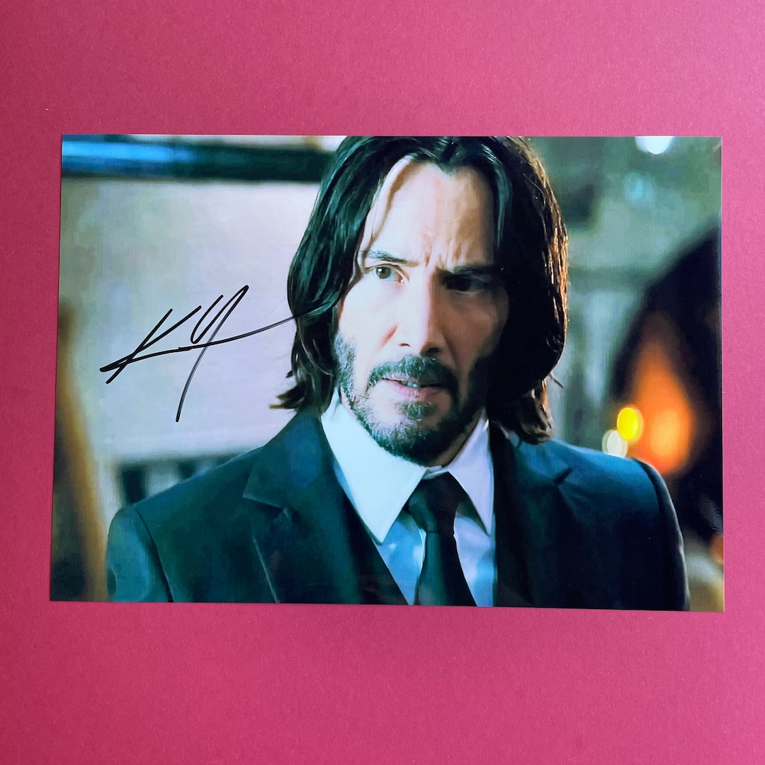 KEANU REEVES - Authentic Hand-signed Photo Autograph With Coa - Etsy