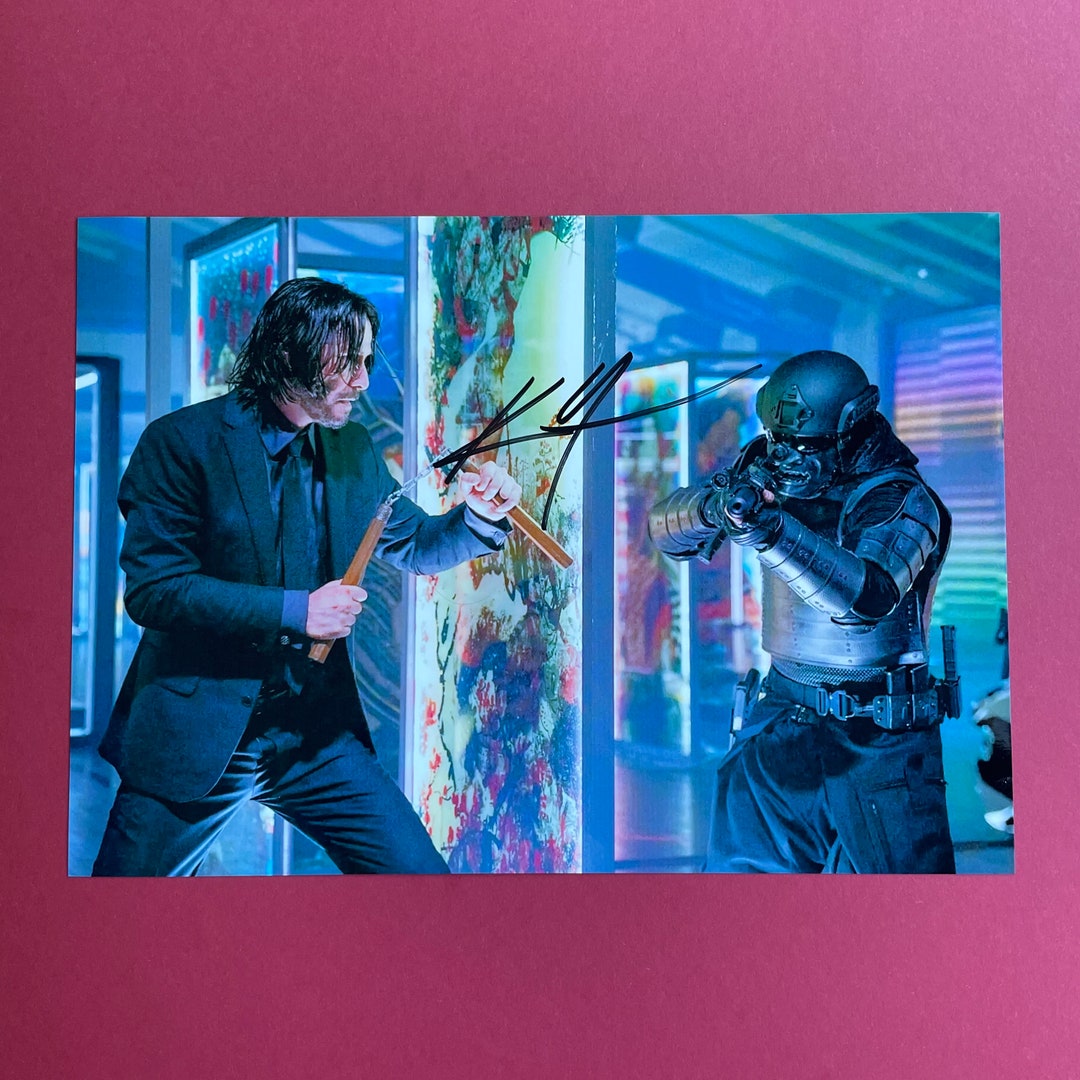 KEANU REEVES - Authentic Hand-signed Photo Autograph With Coa - Etsy