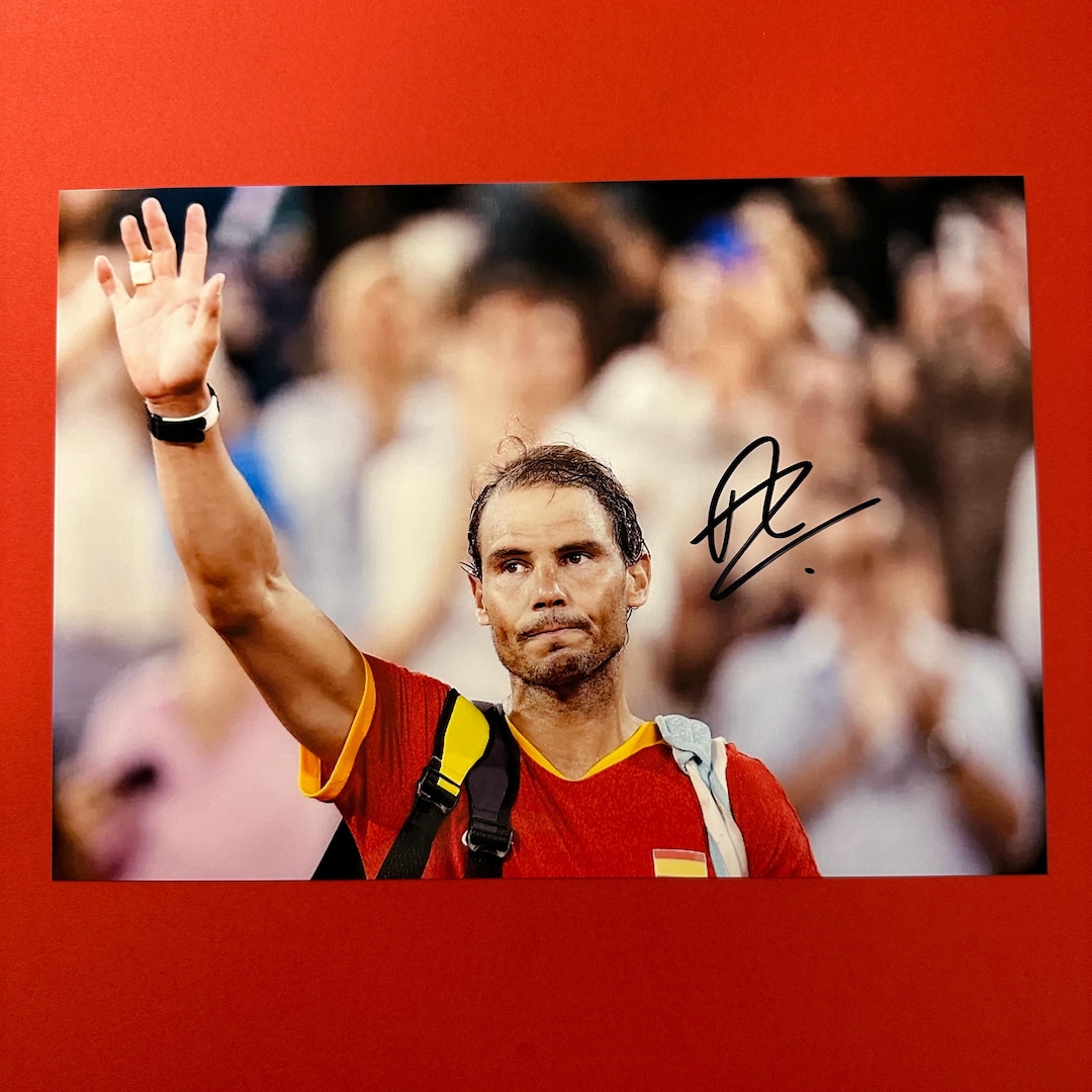 RAFAEL NADAL - Authentic Hand-signed Photo Autograph With Coa - Etsy