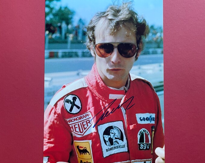 NIKI LAUDA - Authentic Hand-signed Photo Autograph With Coa - Etsy