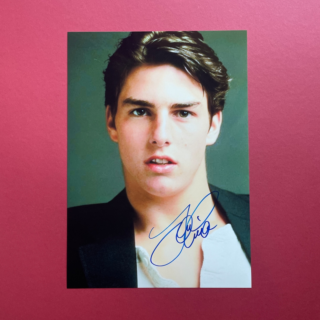 TOM CRUISE - Authentic Hand-signed Photo Autograph With Coa - Etsy