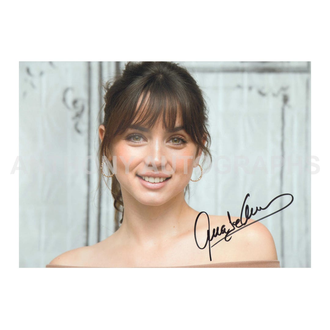 ANA DE ARMAS / Blade Runner 2049, John Wick - Authentic Hand-signed ...