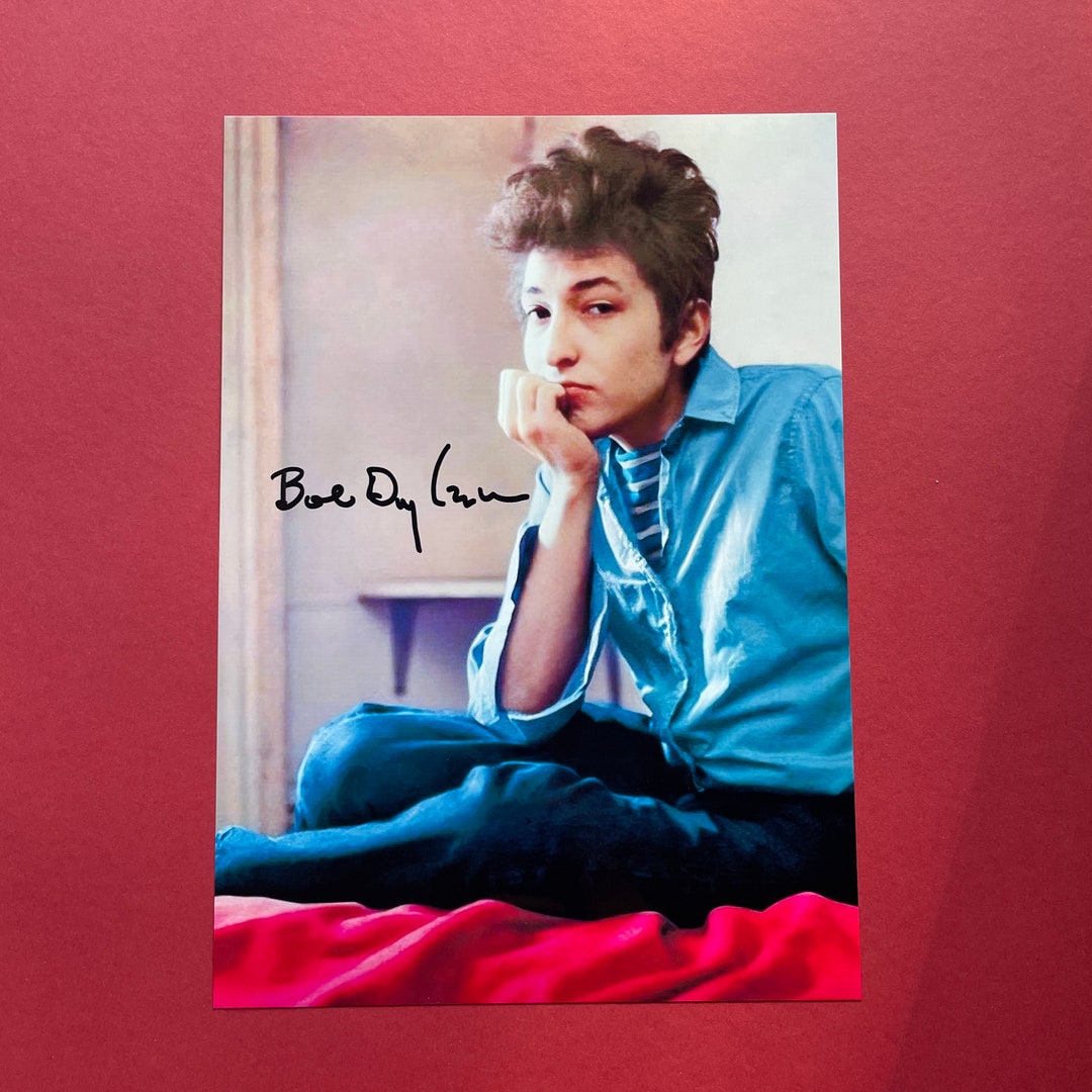 BOB DYLAN Authentic Hand-signed Photo Autograph With Coa - Etsy