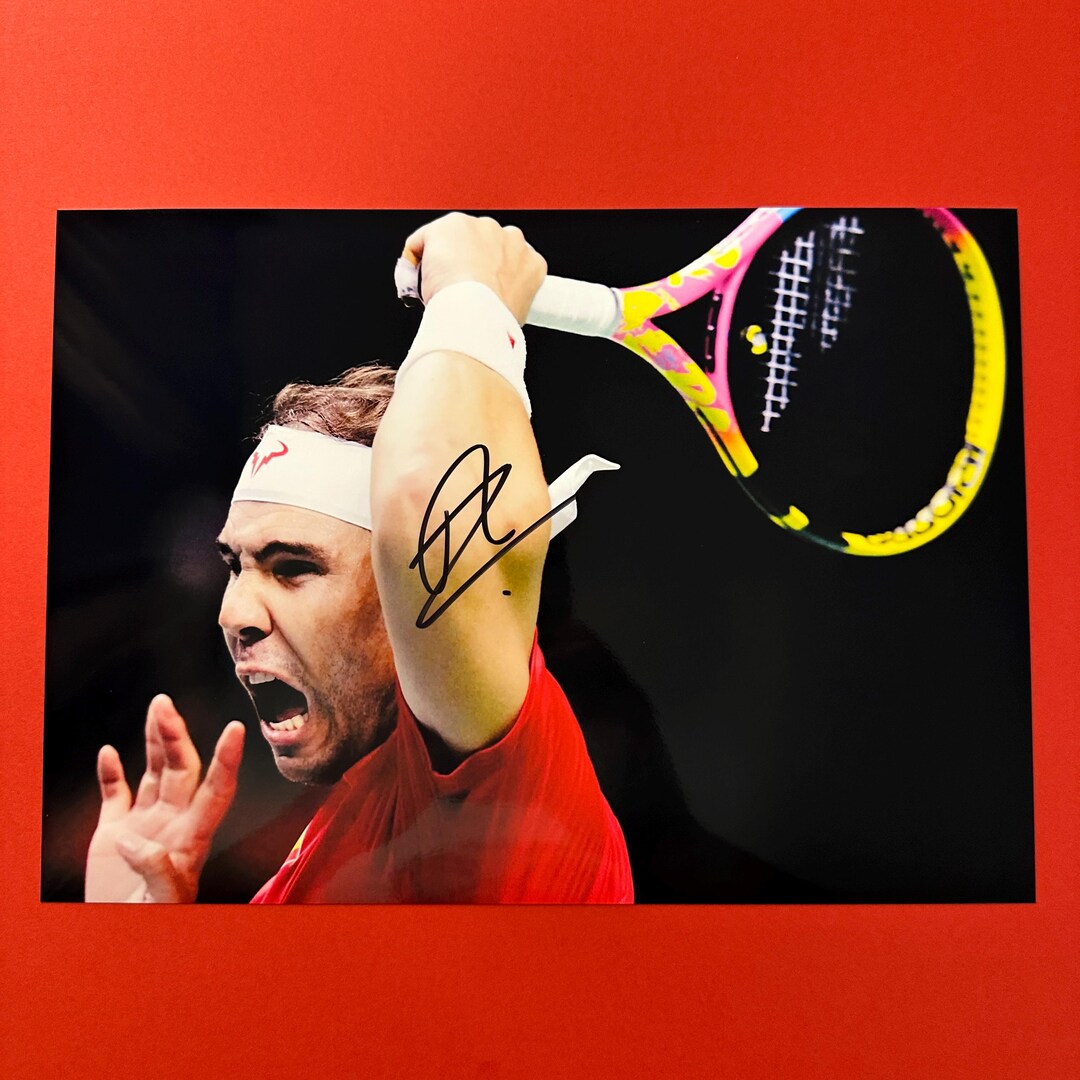 RAFAEL NADAL - Authentic Hand-signed Photo Autograph With Coa - Etsy
