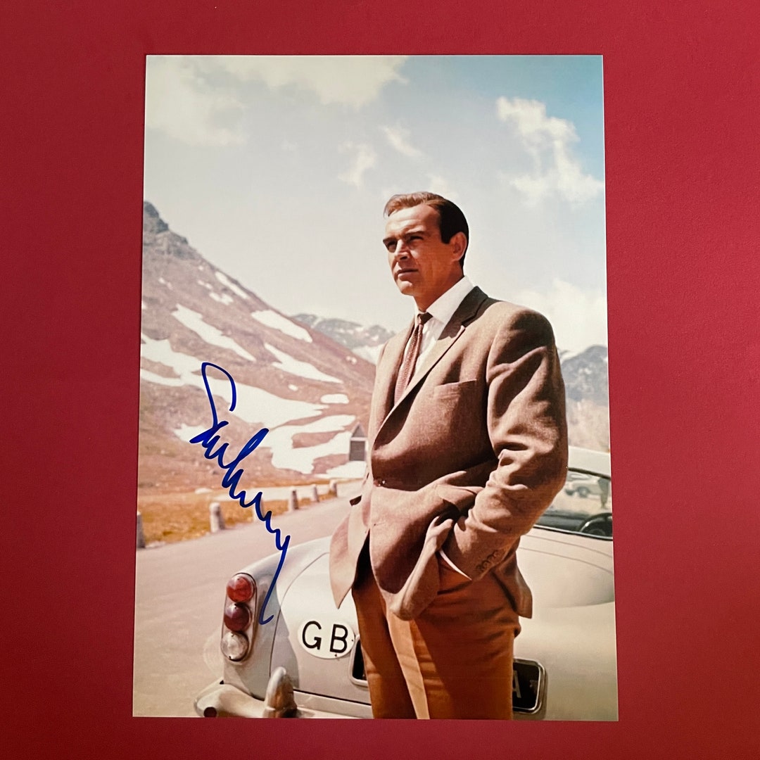 SEAN CONNERY Authentic Hand-signed Photo Autograph With Coa - Etsy