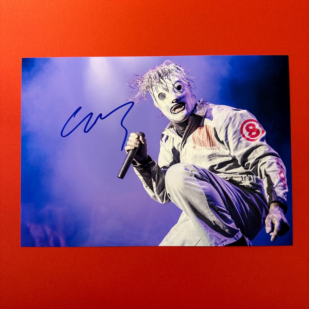 COREY TAYLOR / SLIPKNOT - Authentic Hand-signed Photo Autograph With ...