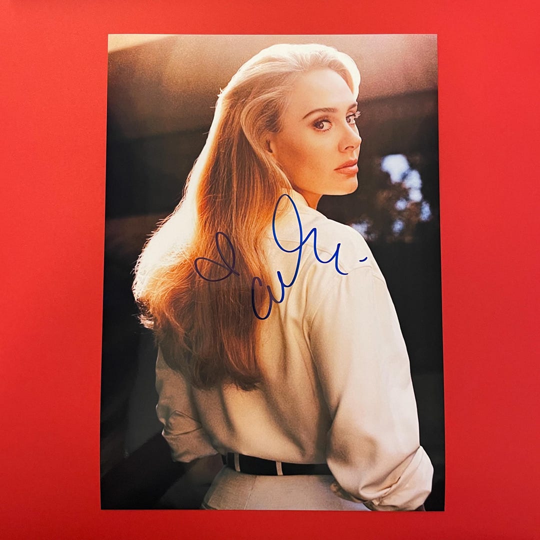 ADELE - Authentic Hand-signed Photo Autograph With Coa - Etsy