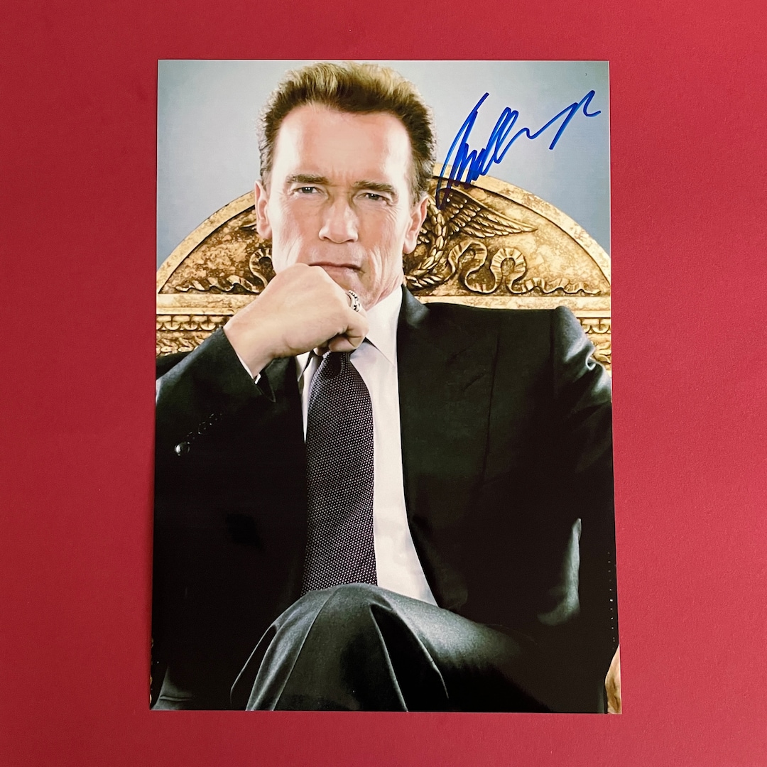 ARNOLD SCHWARZENEGGER - Authentic Hand-signed Photo Autograph With Coa ...